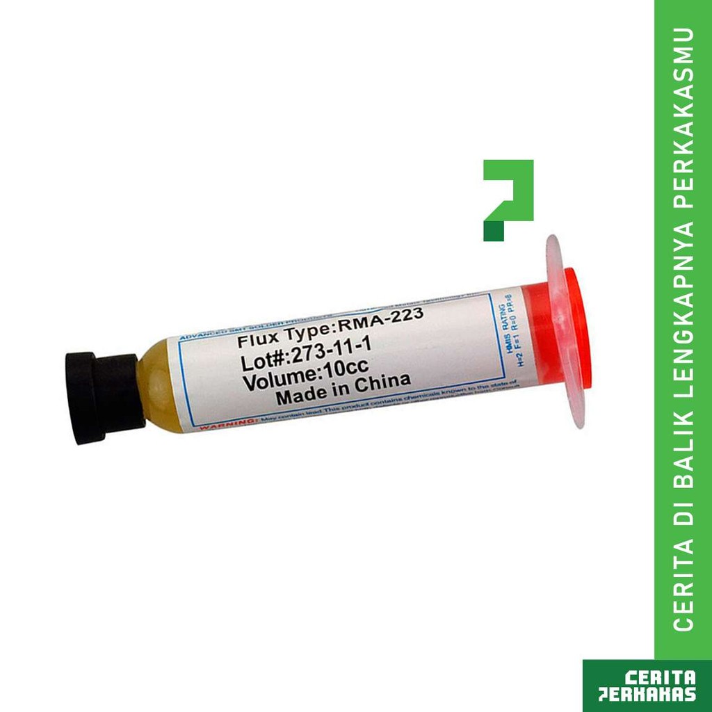 Jual Pasta Flux RMA-223 10cc CP / Minyak Solder / RMA223 Suntik Timah | Shopee Indonesia