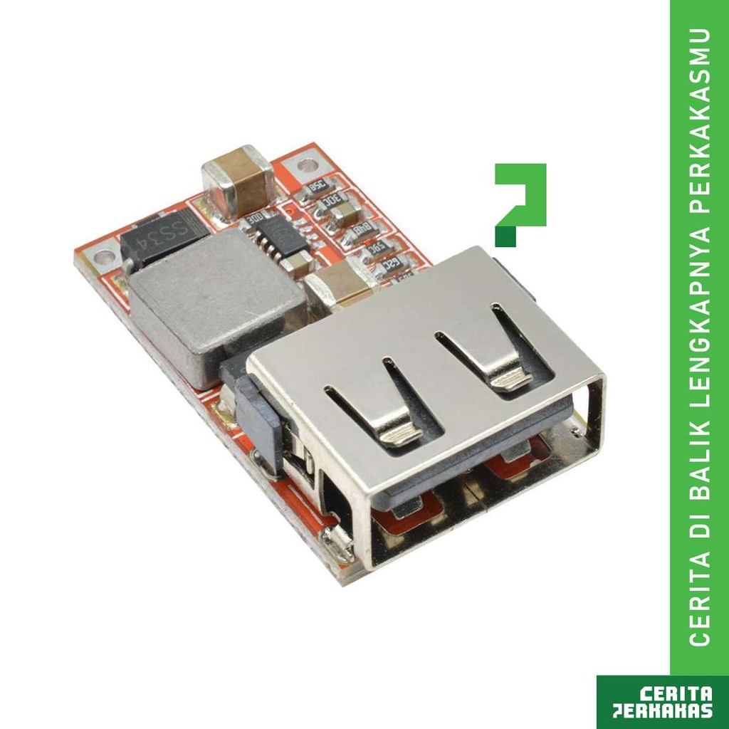 Jual Step USB Down Converter DC-DC 6V-24V to 5V 3A CP / Output Buck ...
