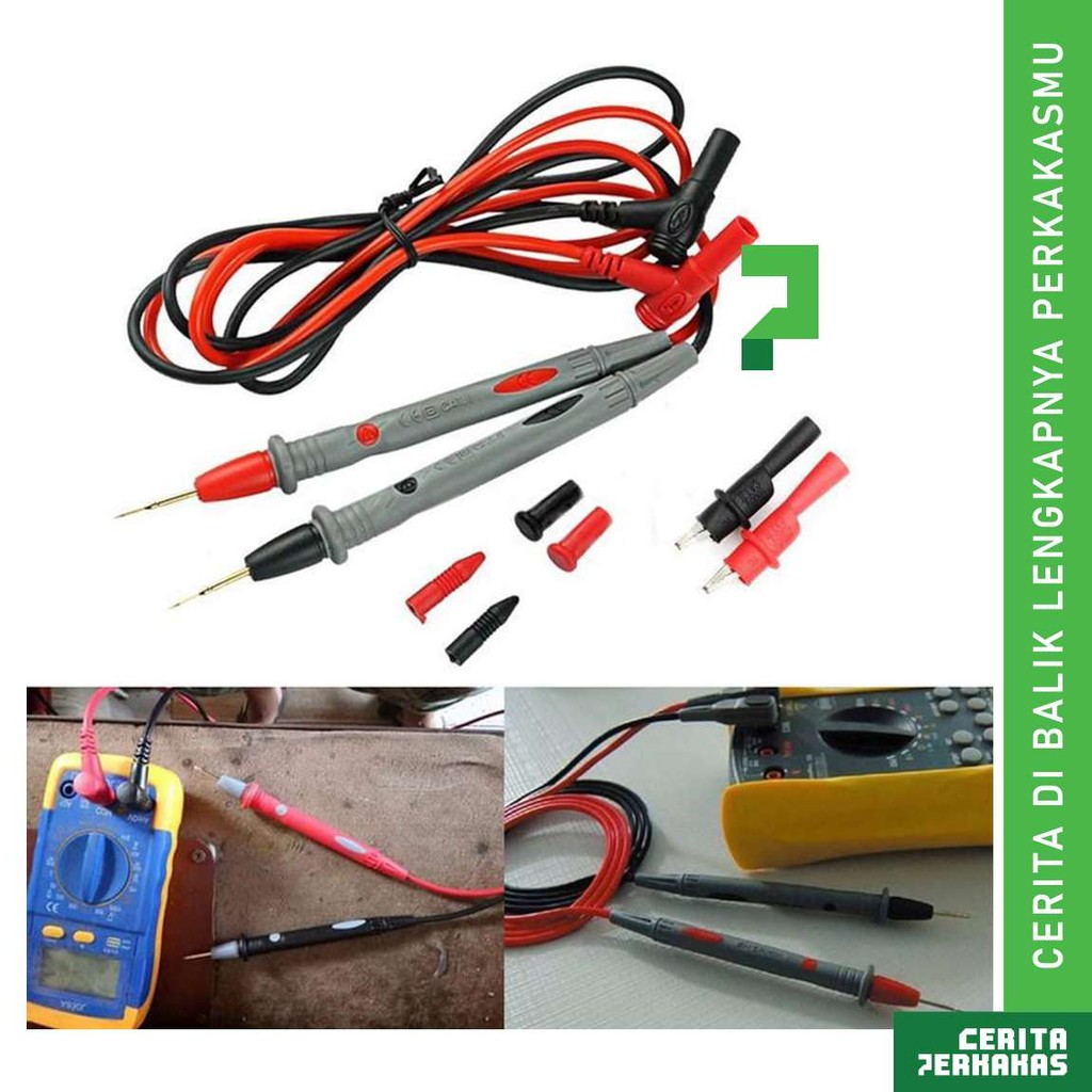 Jual Multimeter Kabel 10A 1000V CP / Probe Tester Multitester Jarum ...