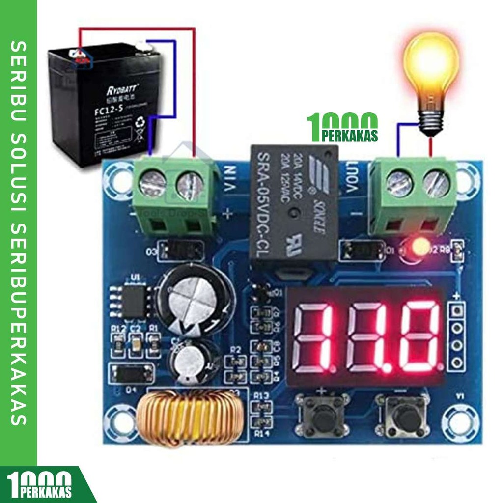 Jual 1P LVD Modul XH-M609 12-36V / Module Low Voltage Disconnect ...