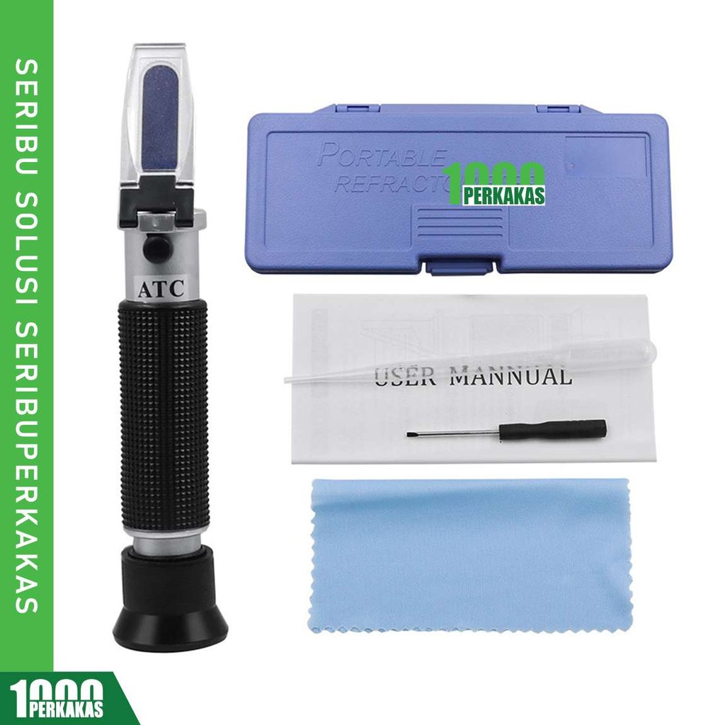 Jual 1P / Refraktometer Salinity Portable Refractometer / Salinity ...