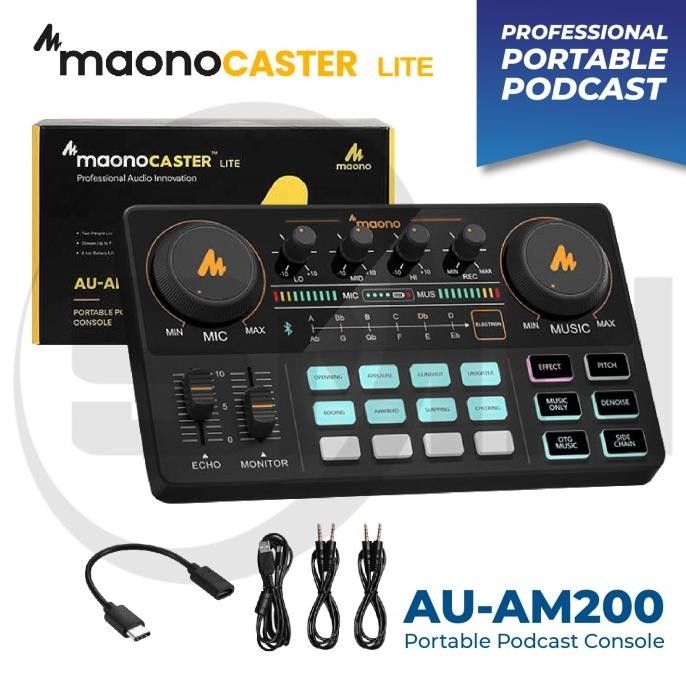 Jual Maono Caster Lite Au-Am200 Portable Mixer Podcast Console ...
