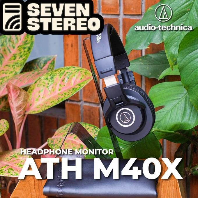 Jual Audio Technica Ath M40X Monitoring Headphone | Shopee Indonesia