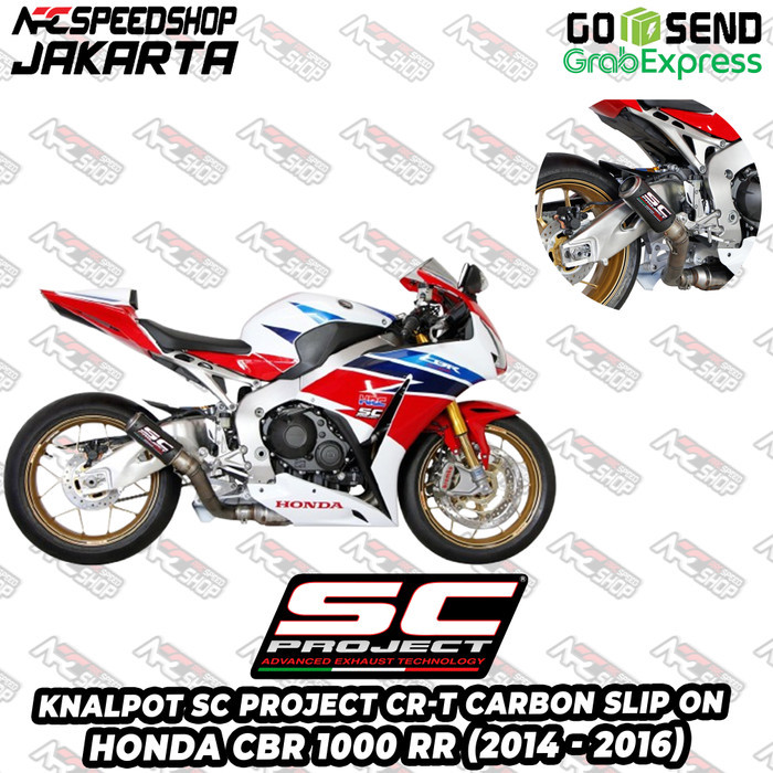 Jual Knalpot SC Project Exhaust CR-T carbon CBR1000RR CBR 1000 RR 2014 ...