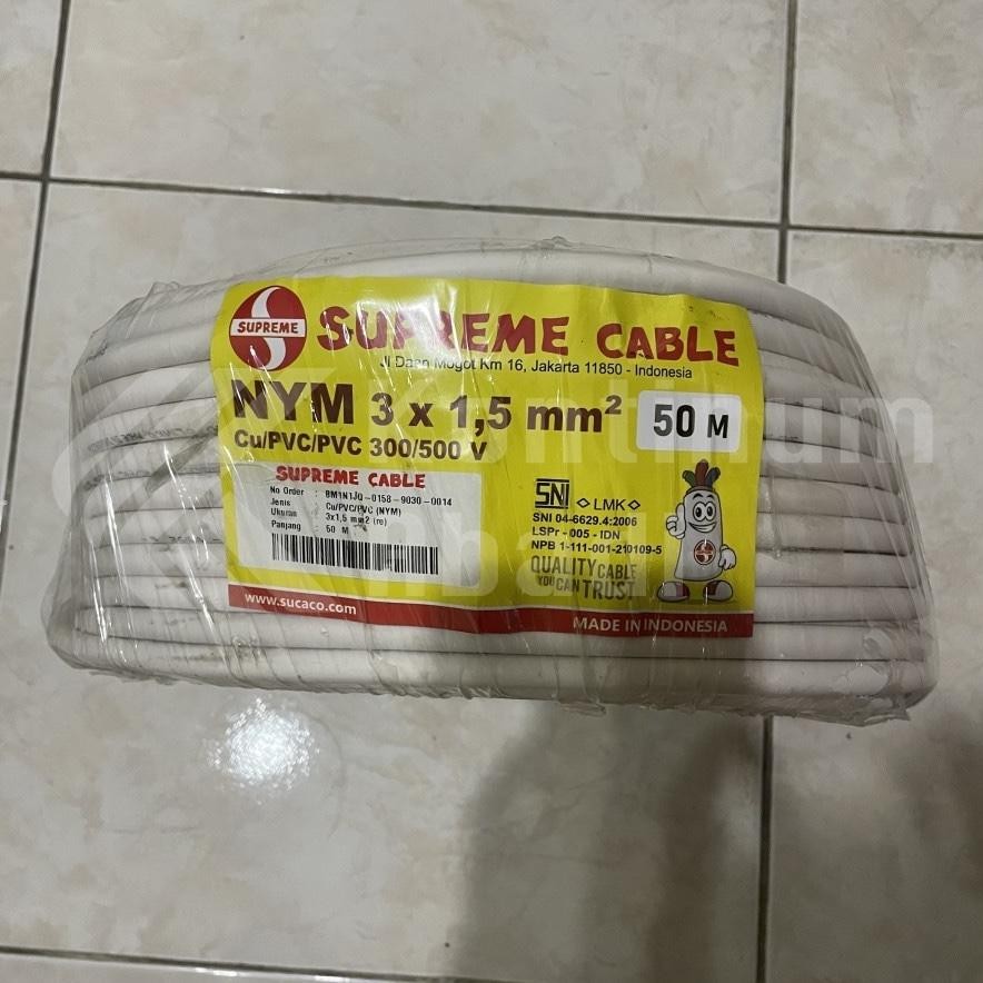 Jual KABEL LISTRIK SUPREME NYM 3 x 1.5 mm 3 x 1,5 mm 3x1,5 KAWAT | per METER | Shopee Indonesia
