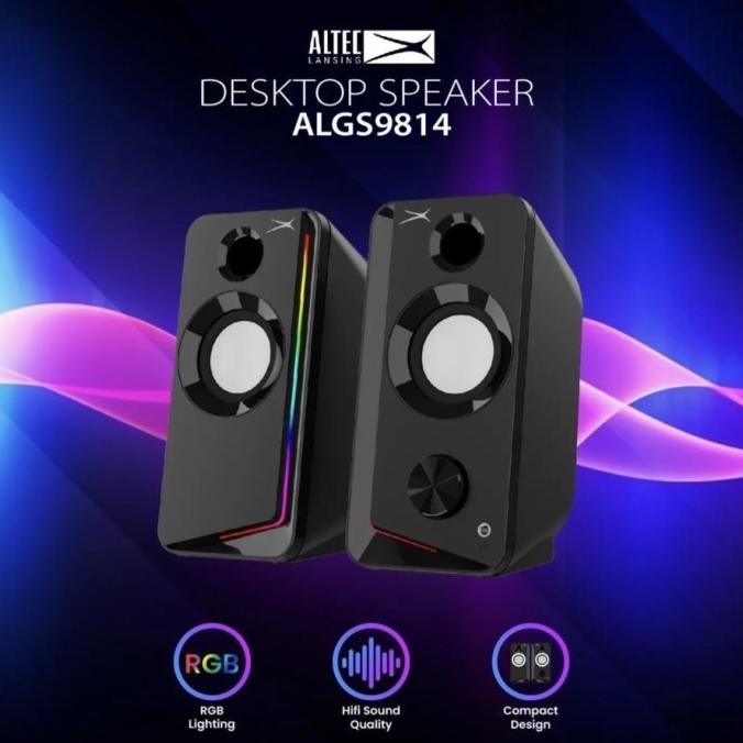 Jual Altec Lansing Algs9814 Desktop Speaker For Laptop Pc With Rgb ...