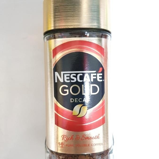 Jual Nescafe Gold Decaf Rich & Smooth 100Gr Nestle Jar 50 Cup Kopi ...