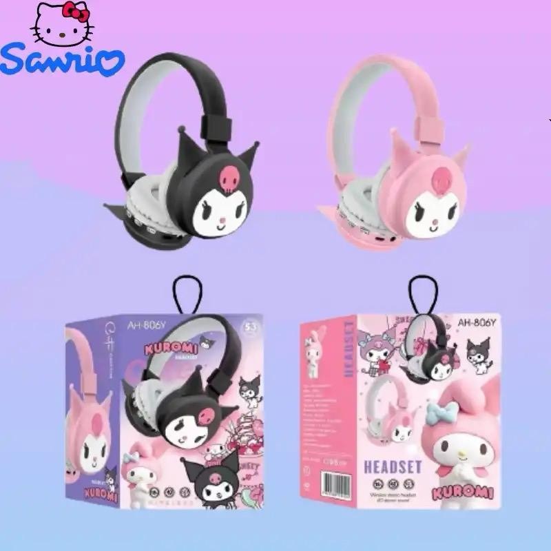 Jual HOT DEALS Headphone 3D Bando Kuromi Wireless Bluetooth AH-806 Stereo Dj Disney Sanrio ...