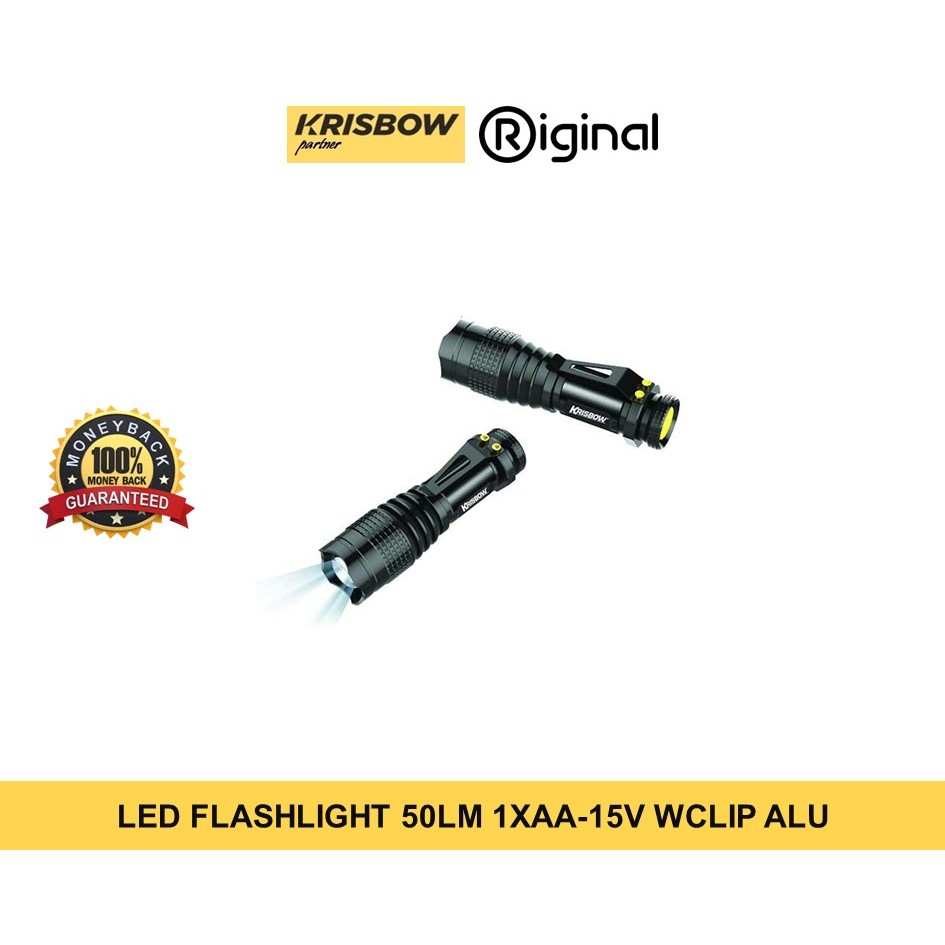 Jual Krisbow Senter LED 50LM 15V | Shopee Indonesia