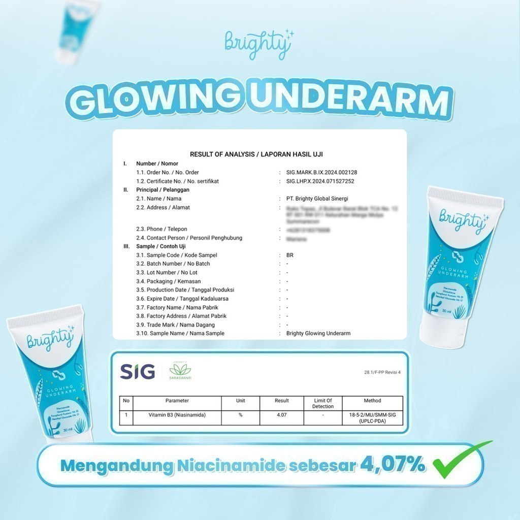Jual Brighty Glowing Underarm X Underarm Scrub (Limited Package ...