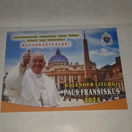 Jual Kalender Liturgi Paus Fransiskus 2024 | Shopee Indonesia