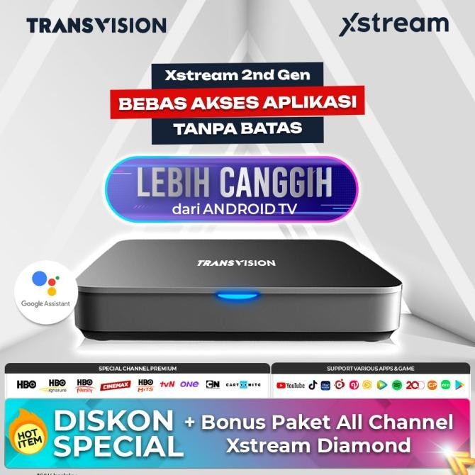 Jual Android Box Transvision Xstream 2Nd Gen - (Google Certified ...