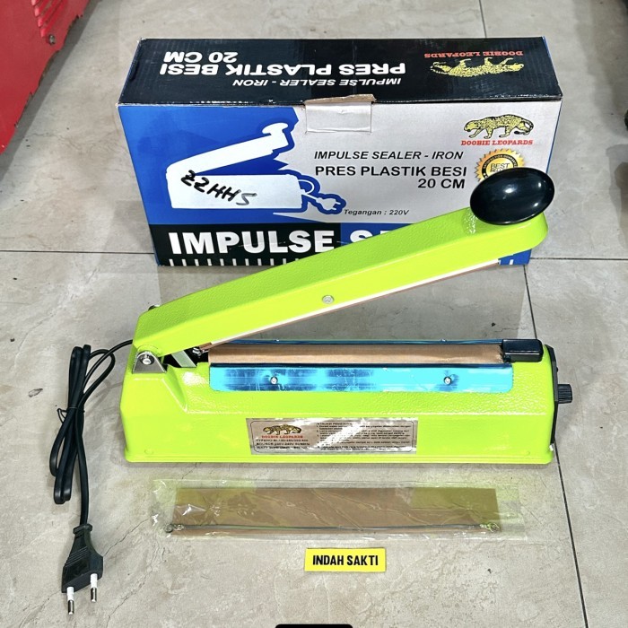 Jual Mesin Press Lem Plastik Impulse Sealer 20cm Double Leopards Sp ...