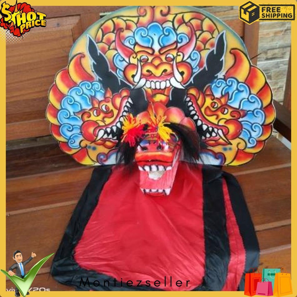 Jual Mainan Tradisional Barongan Caplokan Devil Kayu Anak 5-10 Tahun ...