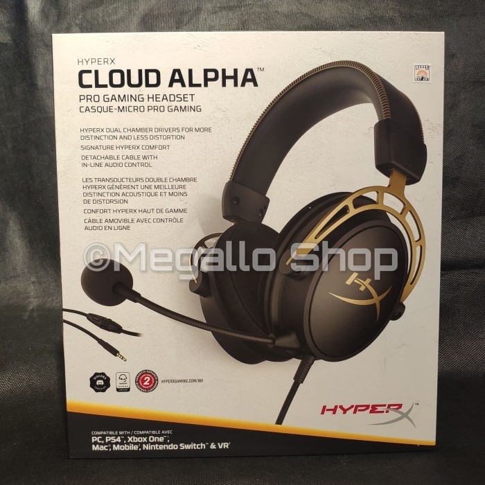 Jual Hyperx Cloud Alpha Gold Limited Edt Pro Gaming Headset Garansi ...