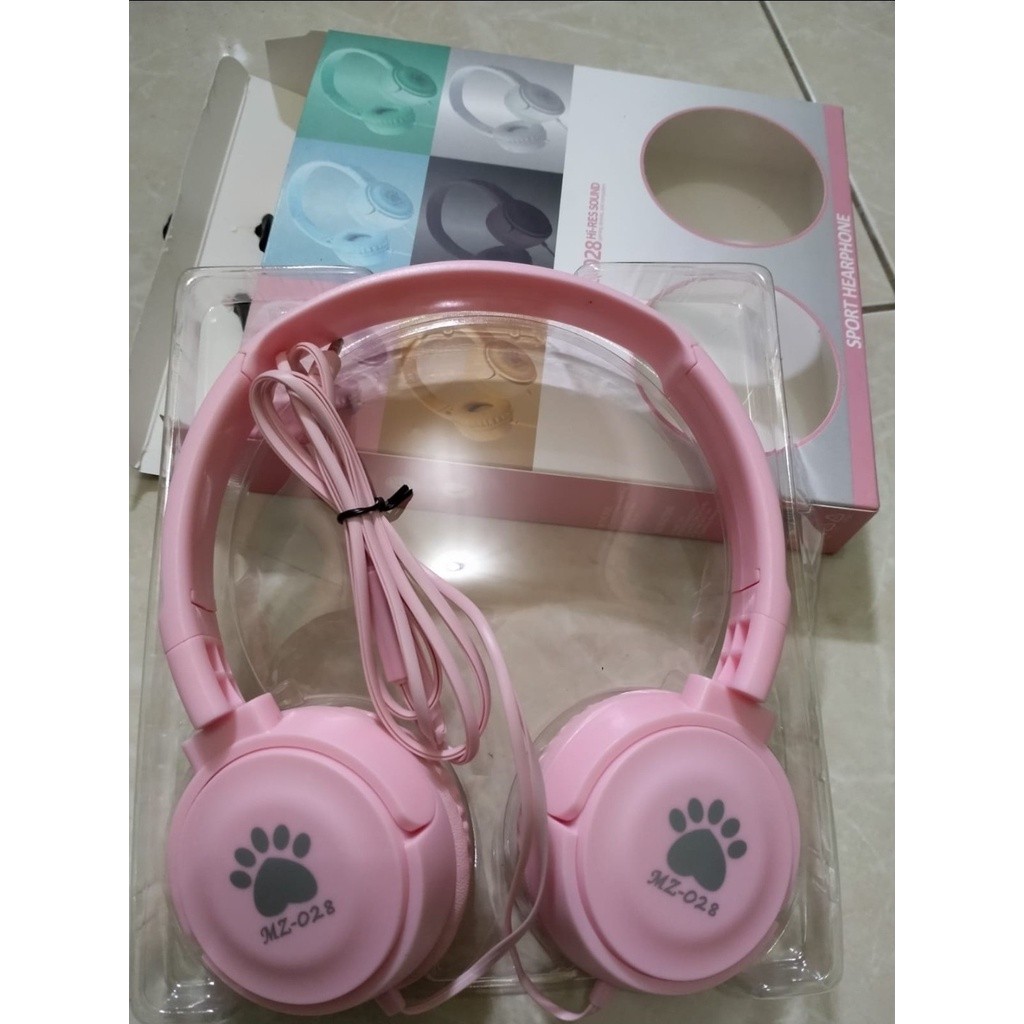 Jual NEW DEALS # HJ # HEADPHONE BANDO GAMBAR KARAKTER MZ-028 ...