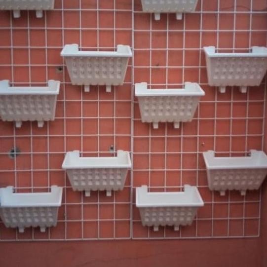 Jual rak tanaman /pot tempel dinding argo/ ram vertikal garden 100x60 ...