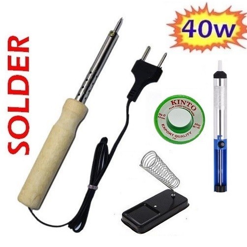 Jual Barang Ready Paket Solder Plastik 40 Watt 40W Siap Pakai 1 Set 4 ...