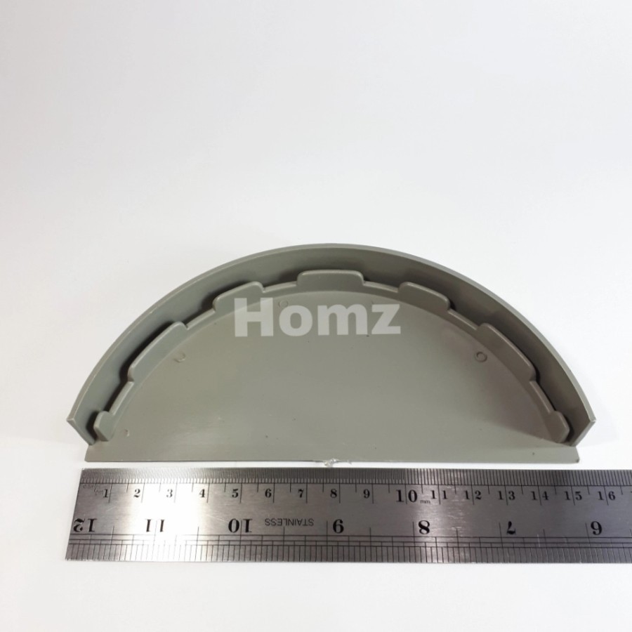 Jual Tutup Talang Air 6" inch DAKU PVC Setengah Lingkaran/Dop Talang 1/ ...