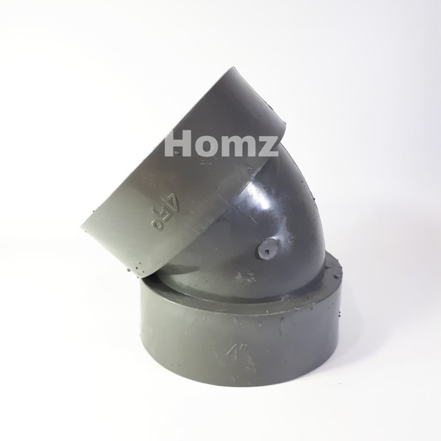 Jual Knee 4" inch D 45 Derajat SOKET/Elbow D 4 in 45 Degree/Knee 4 in ...
