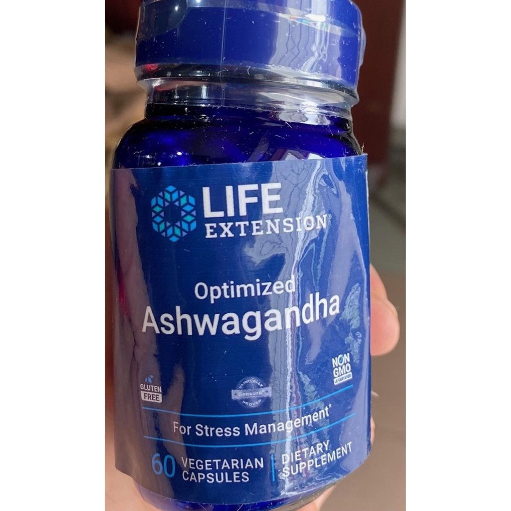 Jual Life Extension Optimized Ashwagandha 60 veg capsules | Shopee ...