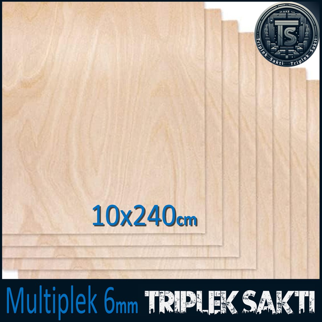 Jual Multiplek Triplek 6mm 10x240 cm ISI 4 LEMBAR ( 6 mm | 10x240cm ...
