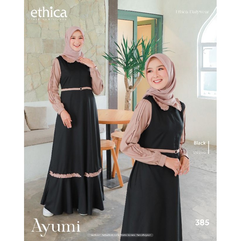 Jual Gamis Ethica AYUMI 385 | Model Baju Gamis Terbaru Lebaran 2025 ...