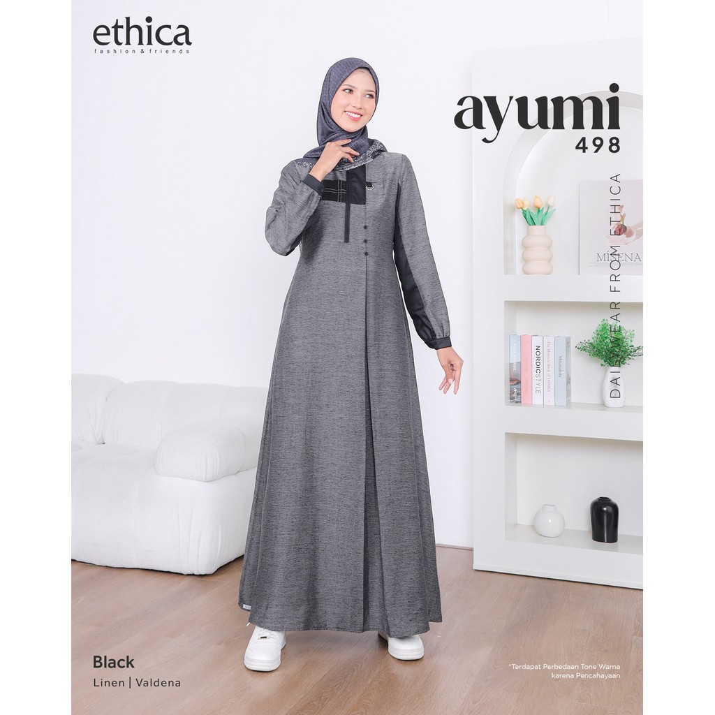 Jual Gamis Ethica AYUMI 498 | Model Baju Gamis Terbaru Lebaran 2025 ...