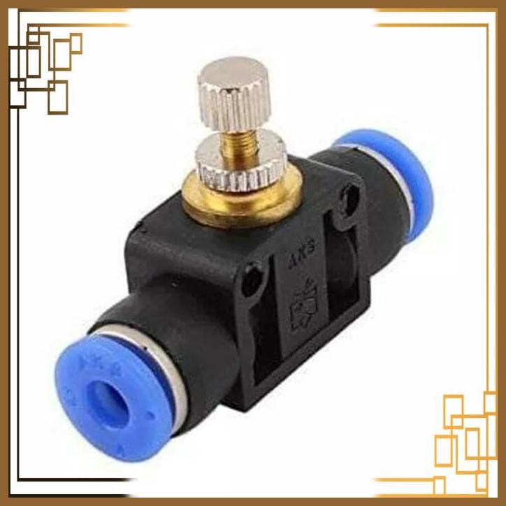 Jual [SRB] Pneumatic speed control selang 4mm fitting push in tubing ...