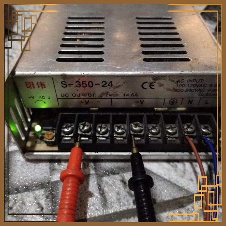 Jual [AKR] Power suply 14,6A input 220vac output 24vdc type S-350-24 | Shopee Indonesia