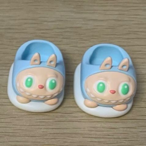 Jual Labubu Macaron - Sepatu Sandal Sendal Gambar Muka Labubu Lucu ...