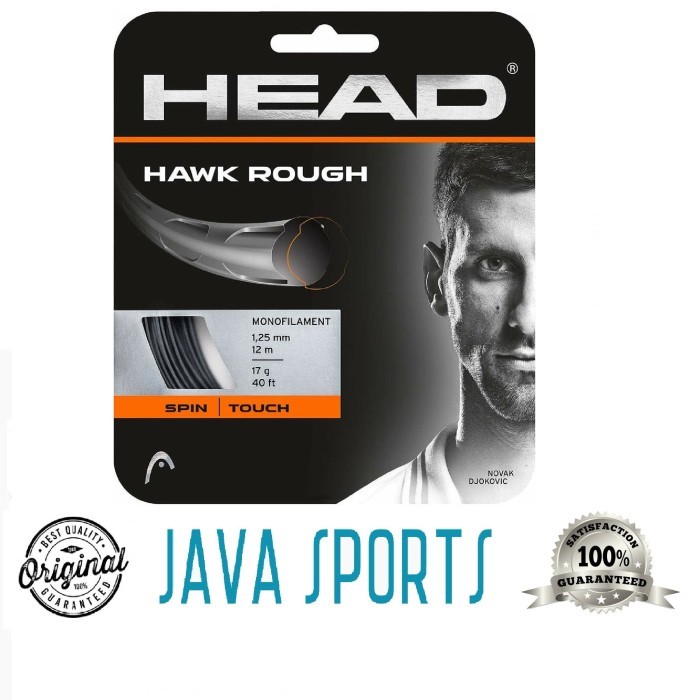 Jual Tenis Senar Head Hawk Rough Tennis String 17 | Shopee Indonesia