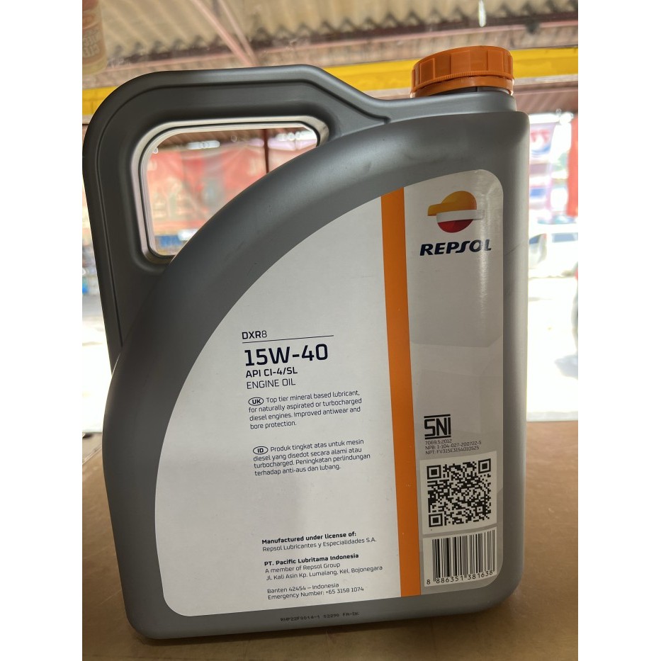 Jual Repsol Diesel Super Turbo SHPD SAE 15W-40 Galonan ASLI DAN MURAH ...