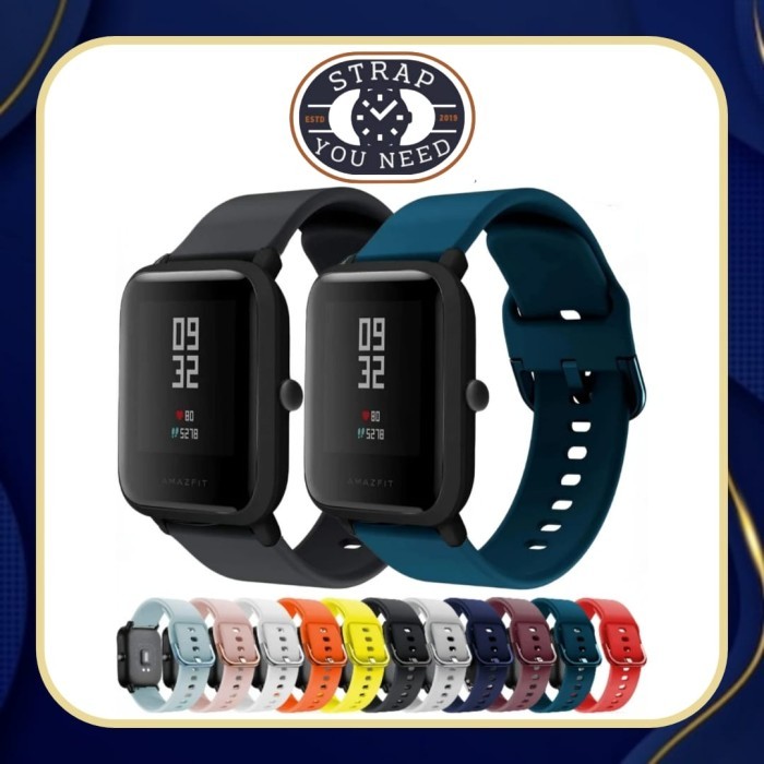Jual Tali Jam Karet Soft Silicone Model Active Strap Huami Amazfit Bip ...