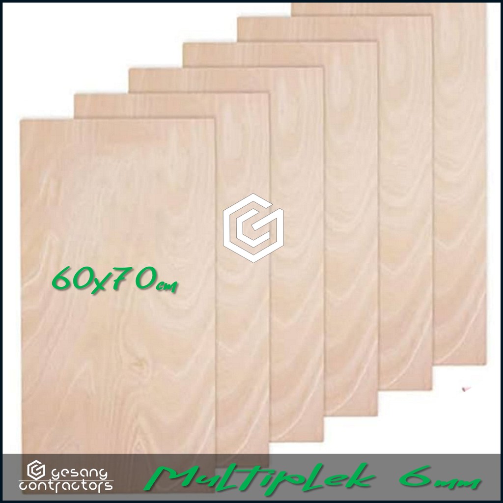 Jual Triplek 6mm 60x70 cm ( Multiplek 6mm | 6 mm | 60x70cm | 70x60cm ...