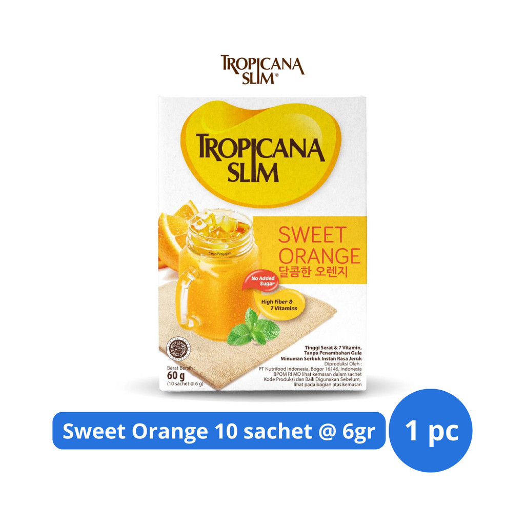Jual Tropicana Slim Sweet Orange 10s @ 6gr | Shopee Indonesia