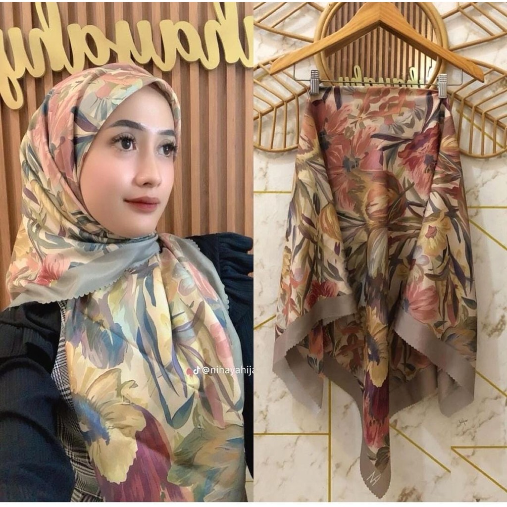 Jual ️SCARF PATTERN PREMIUM DESIGN ️HIJAB SEGI EMPAT VOAL SUBLIME ...