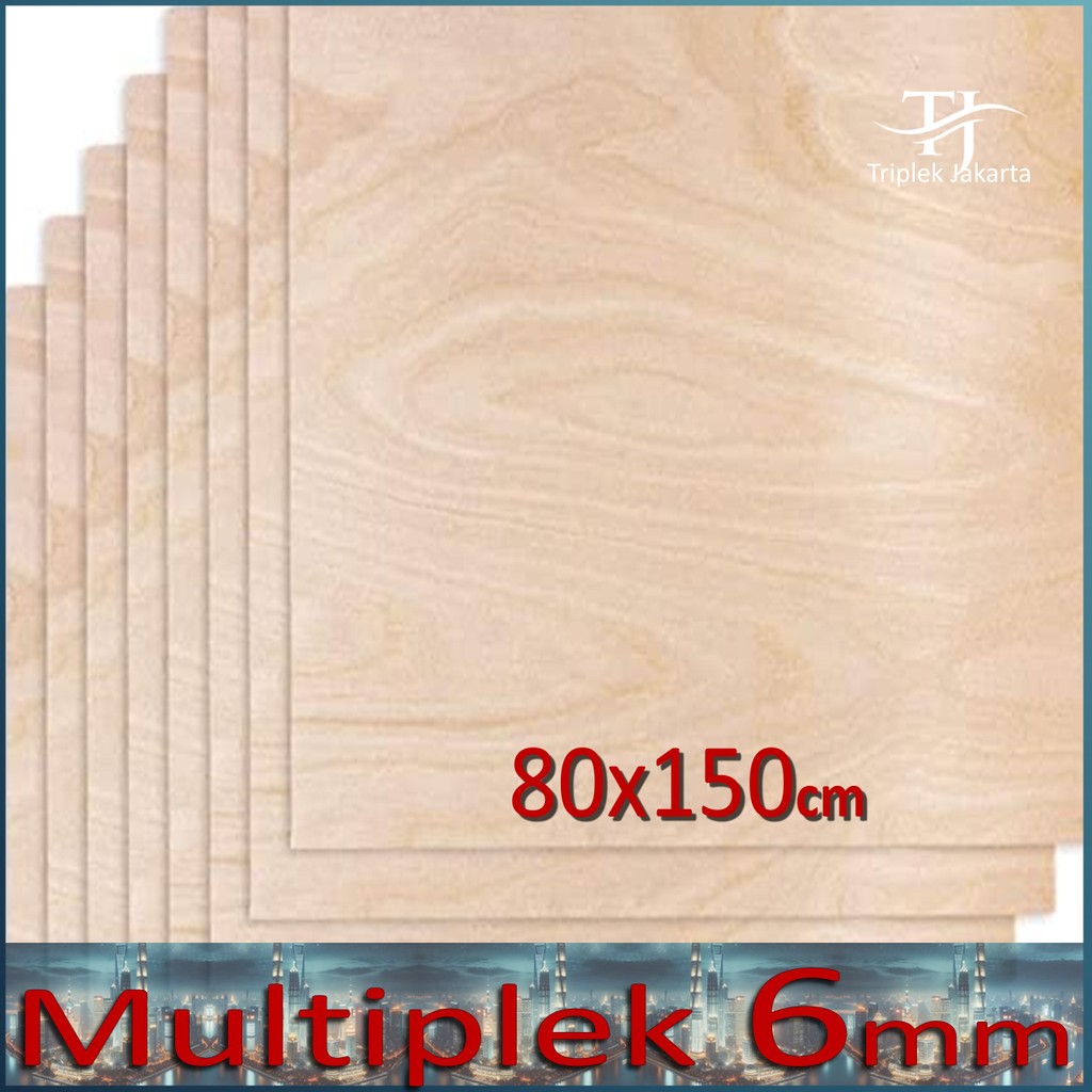 Jual Multiplek/Triplek 6mm 80x150 cm ISI 2 LEMBAR | Shopee Indonesia