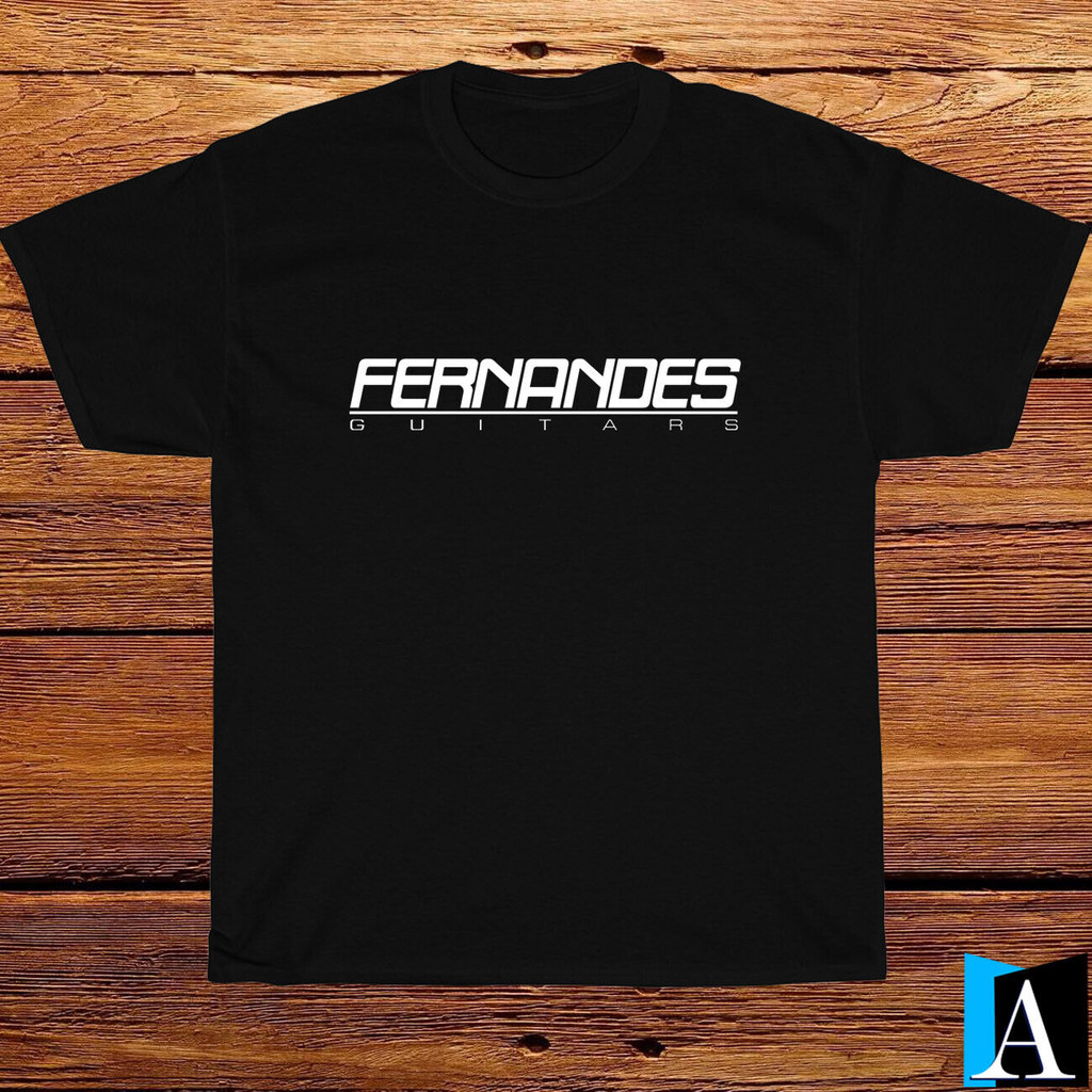 Jual Kaos baru Fernandes logo perusahaannya kaos hitam abu-abu putih ...