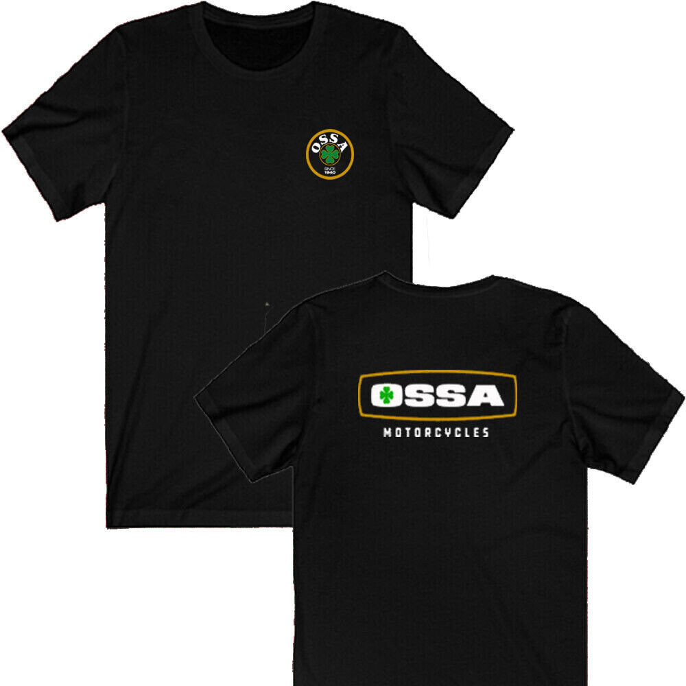 Jual Ossa Simbol Logo Sepeda Motor Kaos Hitam Pria Usa | Shopee Indonesia