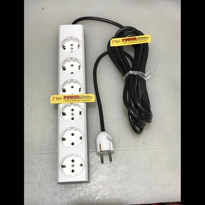 Jual Kabel listrik extension tambahan kabel roll 3x1.5mm 6 Lubang Broco ...