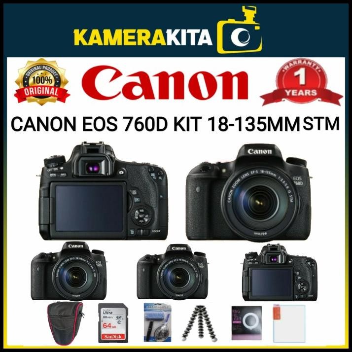 Jual Canon Eos 760D Kit 18-135Mm Is Stm / Kamera Canon 760D Kit 18 ...