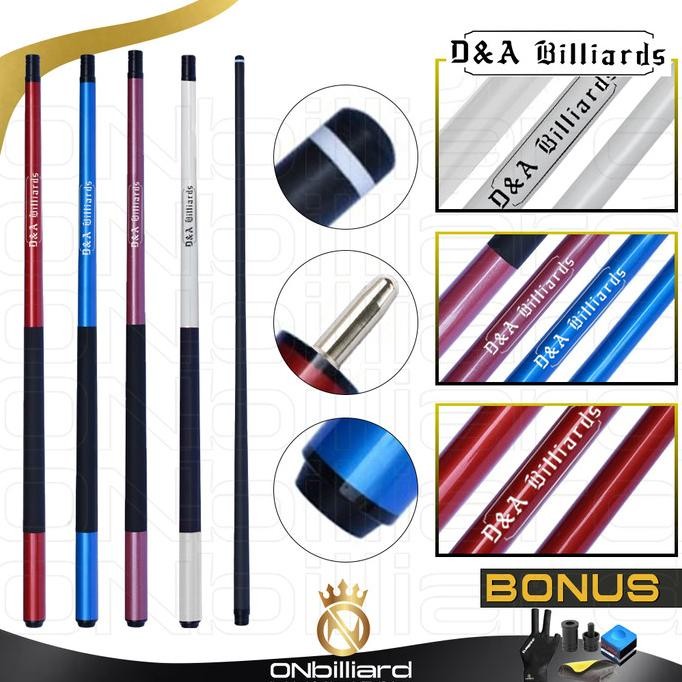 Jual D&A P10 Series Cue Stick Play Billiard Original Pool Low ...