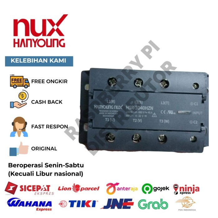 Jual Hanyoung Nux Solid State Relay 3 Phase Hsr-3D40Hzn 40A Genuine | Shopee Indonesia