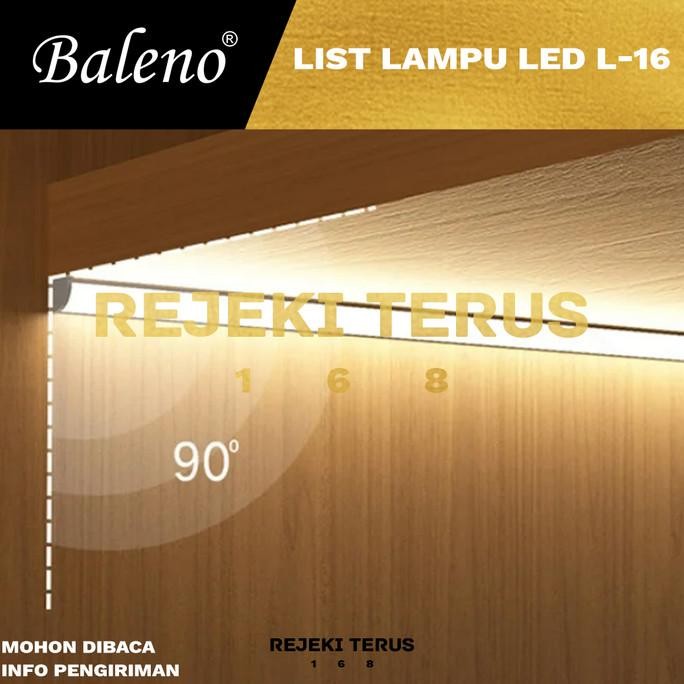 Jual List Lampu LED Strip Siku HITAM PUTIH SILVER Rumah Lis Cover ...