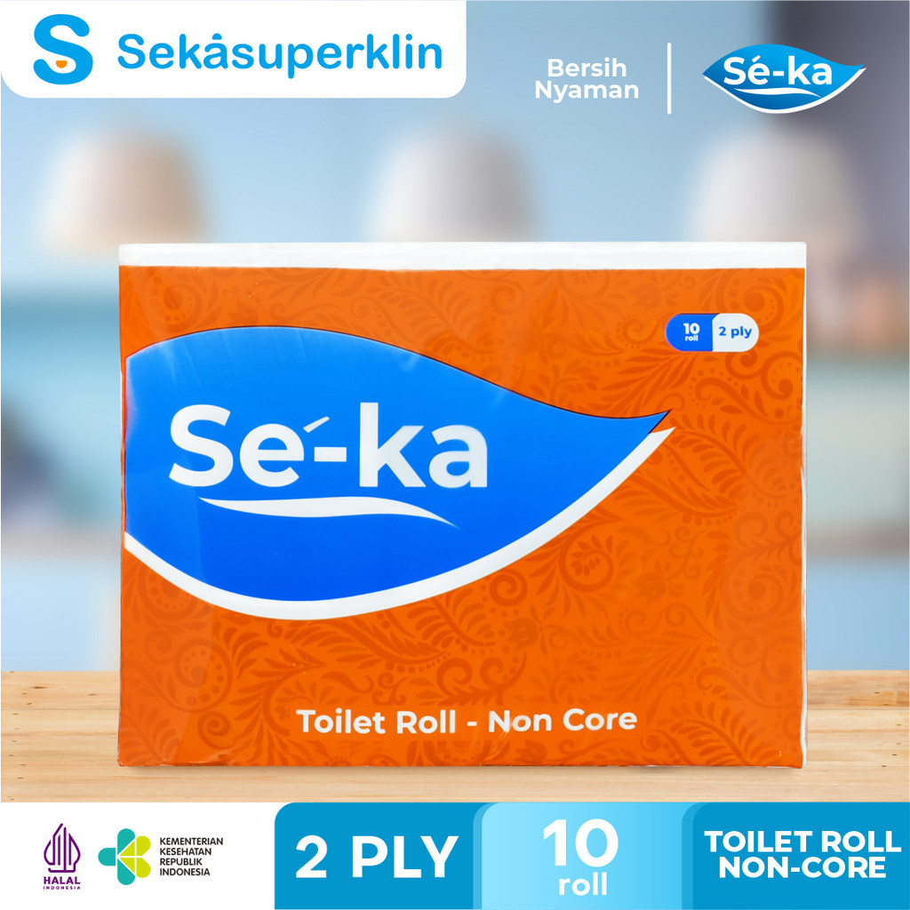 Jual TISSUE NON CORE / TISU KAMAR MANDI NON CORE SEKA 10 ROLL 2 PLY ...