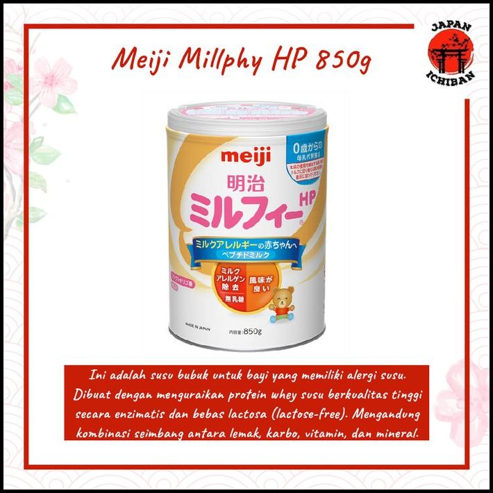 Jual Meiji Milfy Hp 850G Lactose Free Baby Milk - Susu Alergi Ori ...