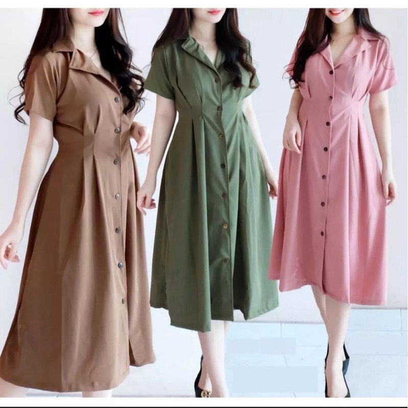 Jual Dres Cewe Mewah Elegan Drees Bj Ke Greja Premp Premium Pesta ...