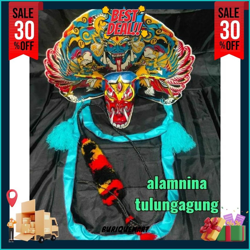 Jual Barongan Devil Spon Gondel Cambuk Cod | Shopee Indonesia