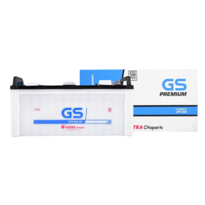 Jual GS PREMIUM ASTRA Aki Basah Mitsubishi Bus N120 / 115F51 12V ...